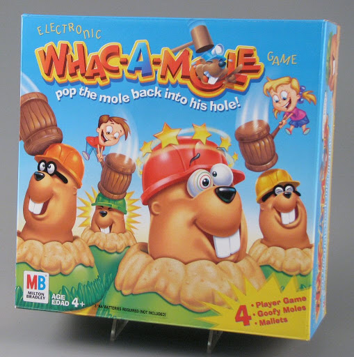 Game:Electronic Whac-A-Mole Game: Pop the mole back into his hole ...
