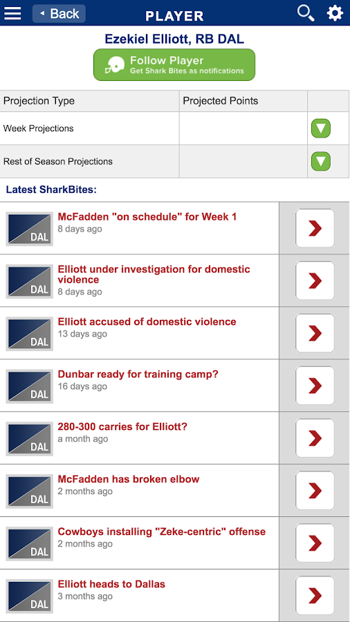 The Draft Sharks App - Android Apps on Google Play