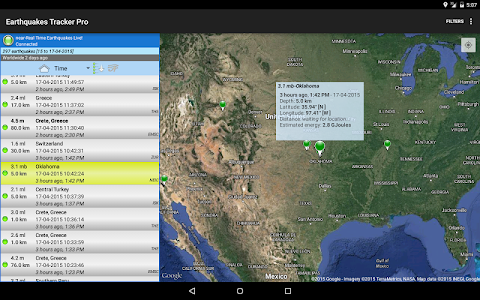 Earthquakes Tracker Pro – Earthquake notification, proximity ...