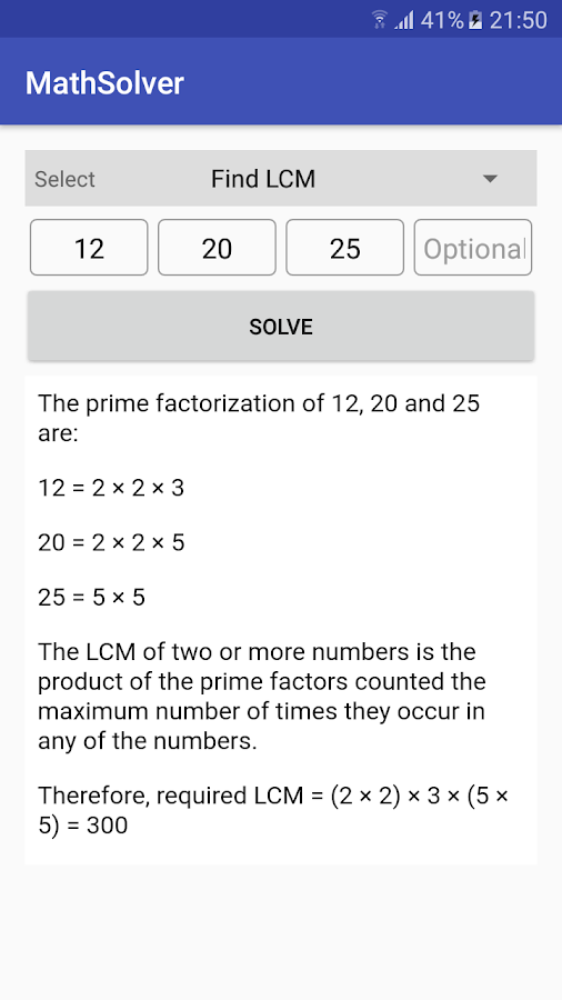 MathSolver: Math calculator with solution & steps - Android Apps on ...