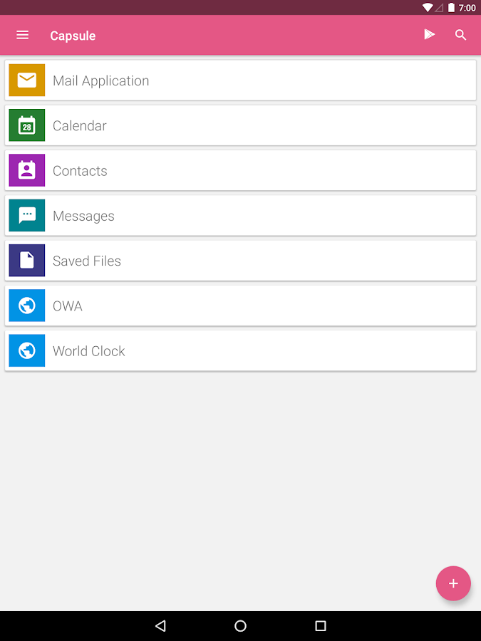 Capsule Workspace – Android-Apps auf Google Play