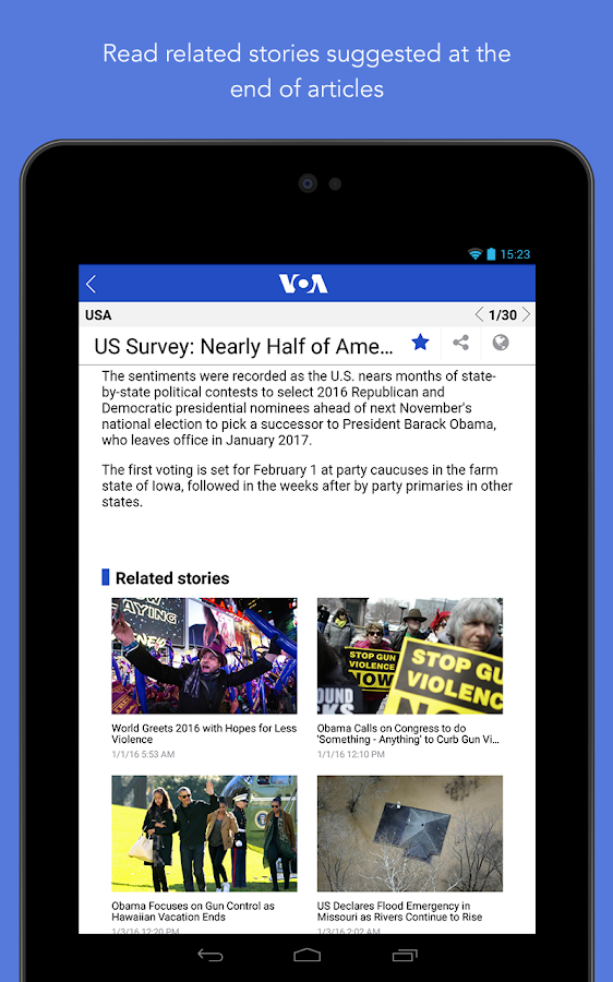 VOA News - Google Play の Android アプリ