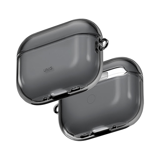 Vỏ bảo vệ UNIQ Glase Airpods Pro 3RD Gen Hang Case - GLOSSY SMOKE