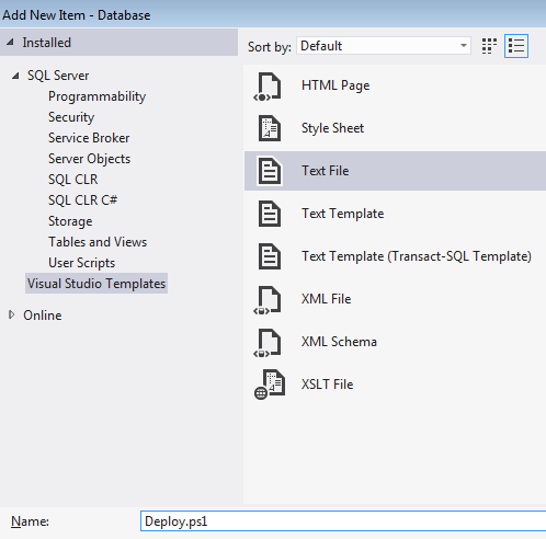 Discovery Cache: Deploying dacpacs with Octopus Deploy